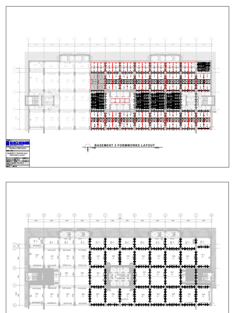 2024-OCT-16 - MCC - Basement 3 - Slab Layout, Shoring Layout and ...