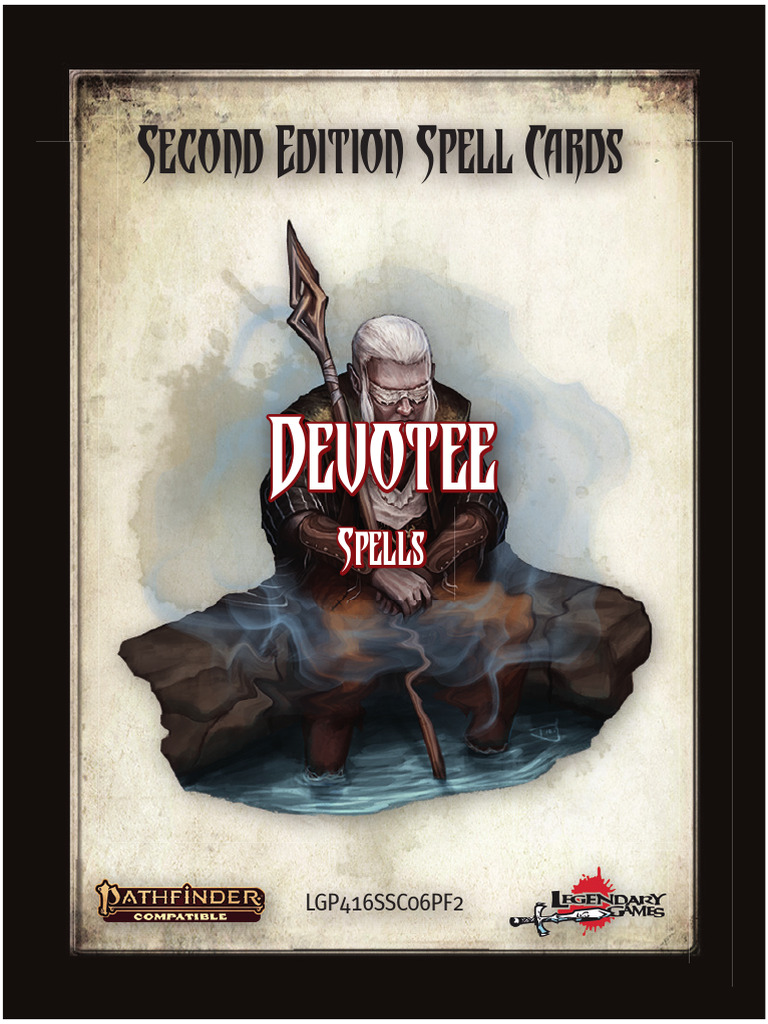Pathfinder Devotee Spell Cards | PDF | Copyright | License