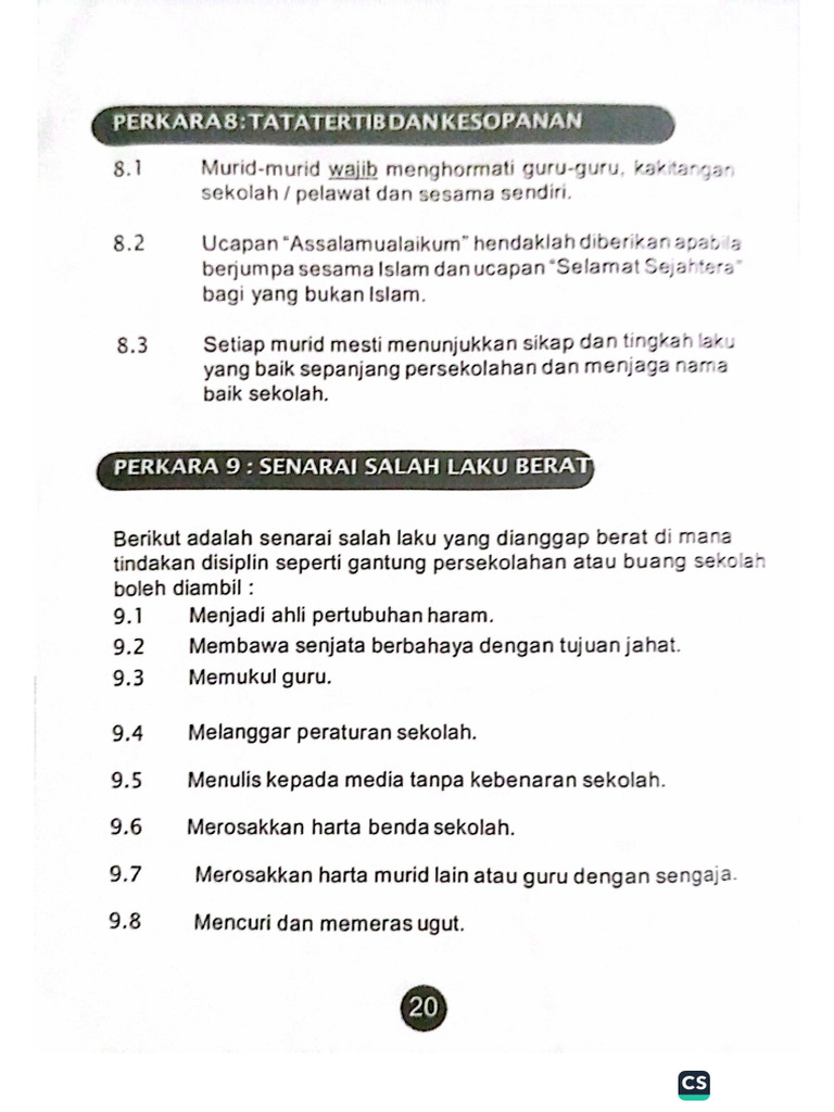 Perkara 8 9 | PDF