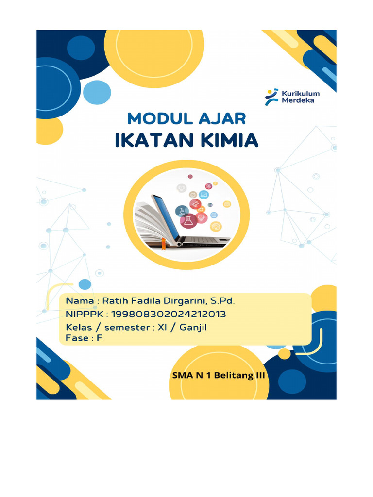 MODUL AJAR KIMIA XI Untuk Observasi Ikatan Kimia BLM Fix | PDF