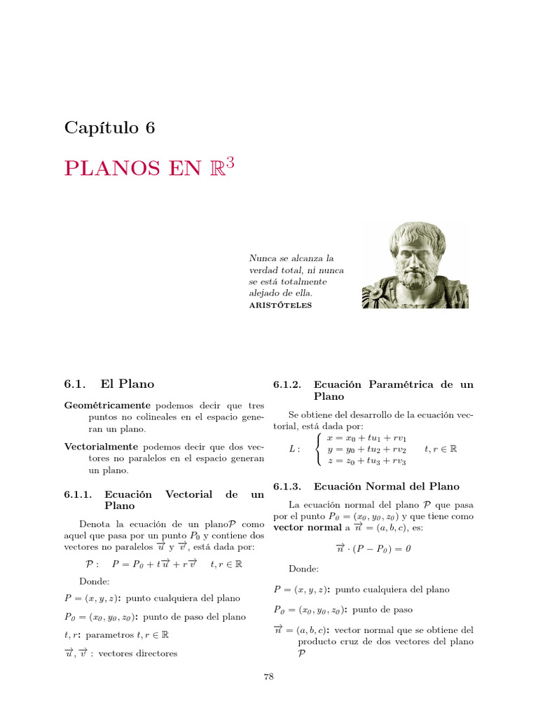Imi Sem 5 s3 Planos en r3 | PDF | Ecuaciones | Línea (geometría)