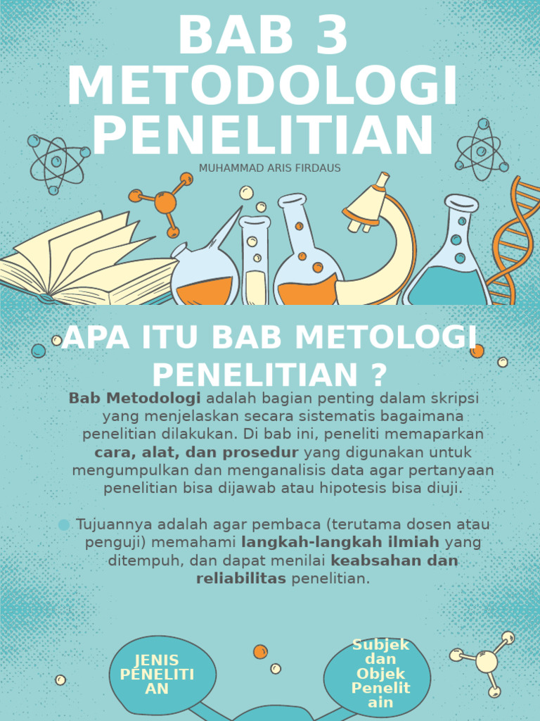 Bab 3 Metodologi Penelitian | PDF