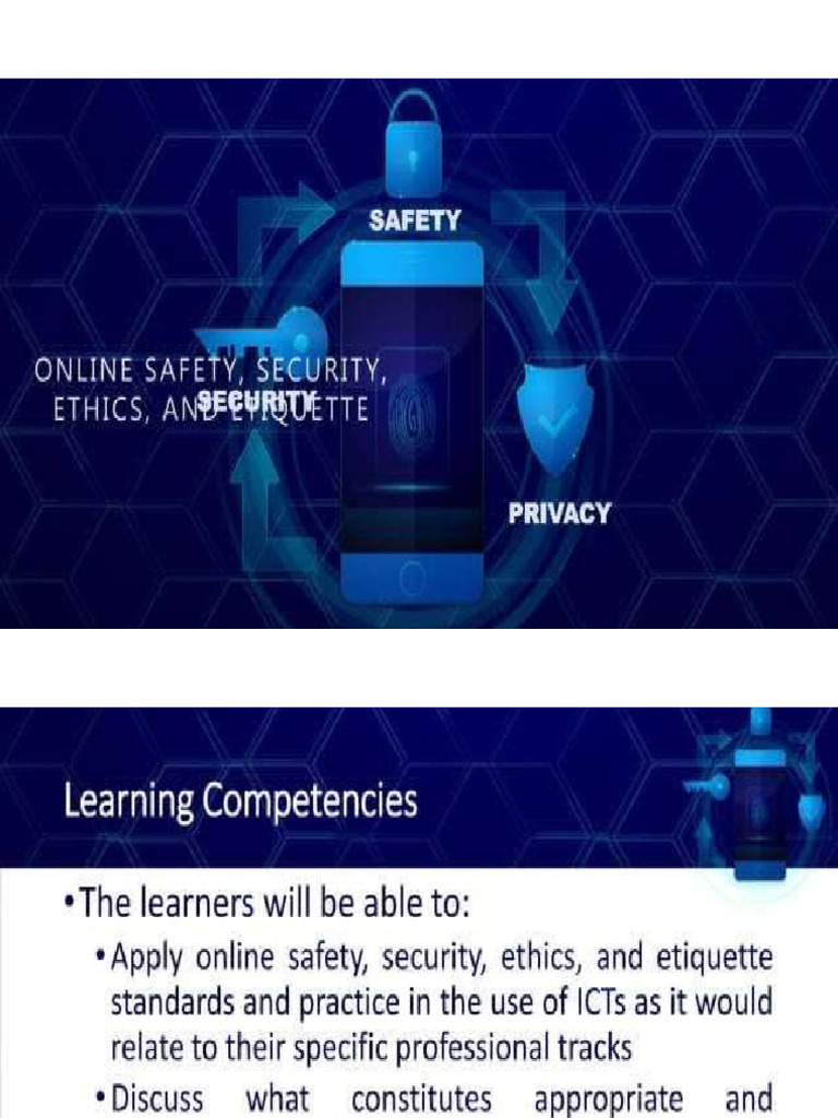 Online Safety Ethics Security | PDF
