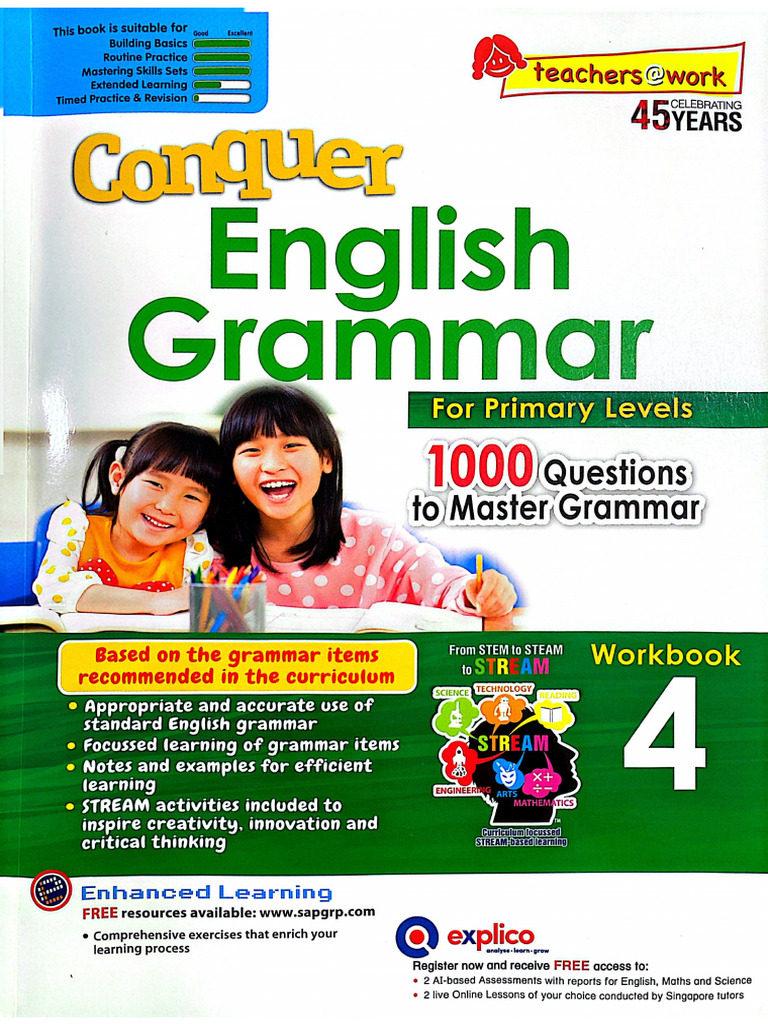 Conquer English Grammar Workbook4 | PDF