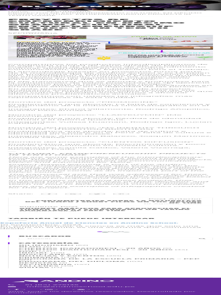 PROYECTOS DE EMPRENDIMIENTO CULTURAL EN DÉCIMO GRADO CULTURAL ENTREPRENEURSHIP PROJECTS IN TENTH ...