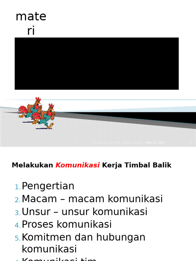 Melakukan Komunikasi Kerja Timbal Balik | PDF
