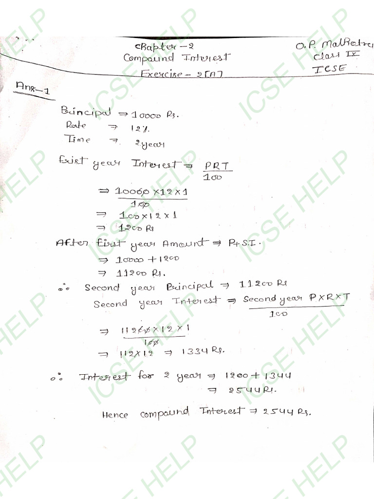 Op Malhotra Class 9 Chapter 2.a | PDF