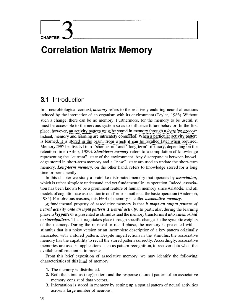 Chapter 3 | PDF | Eigenvalues And Eigenvectors | Artificial Neural Network