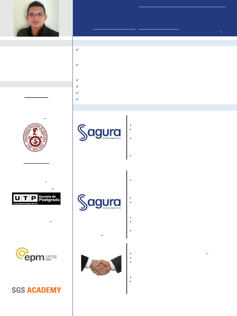 CV Gino Suarez | PDF | Higiene Ocupacional | Seguridad y salud ocupacional