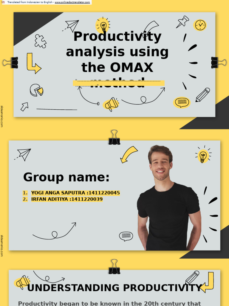Tugas Metode Omax KLMP 13.b.inggis | PDF | Measurement | Matrix (Mathematics)