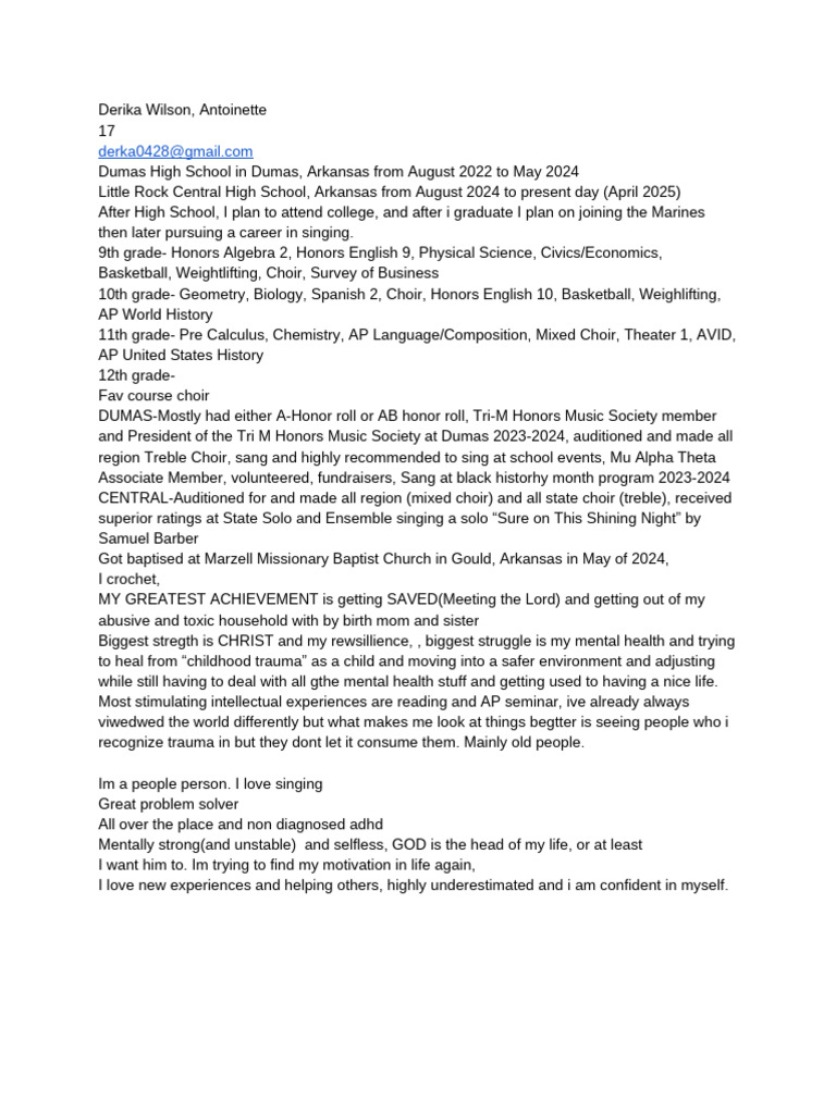 Academic Resume | PDF