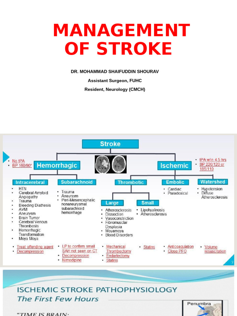 Stroke Management1 | PDF