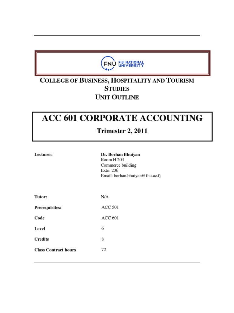 Acc 601 | PDF | Consolidation (Business) | International Financial ...