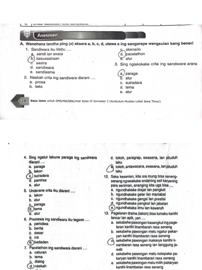 Inesya Xi-3 Lks BJW | PDF