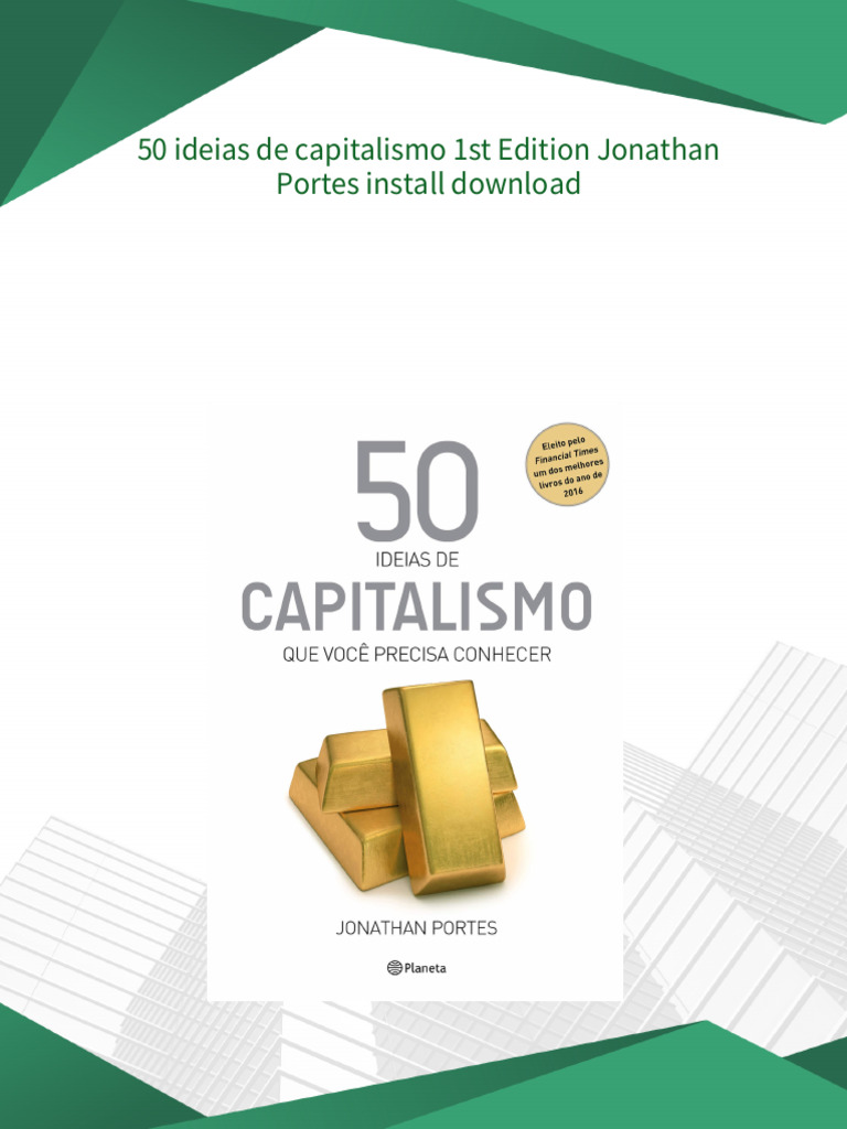 50 Ideias de Capitalismo 1st Edition Jonathan Portes Download | PDF ...