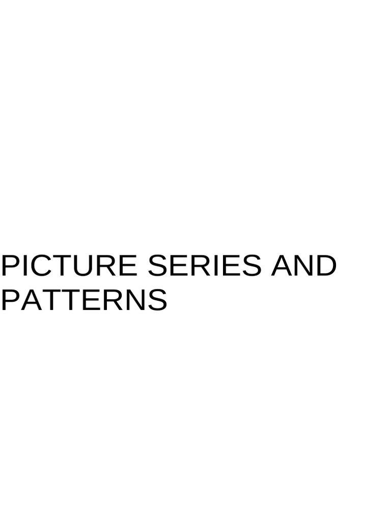 Picture Series and Pattern | PDF | Shape | Rectangle