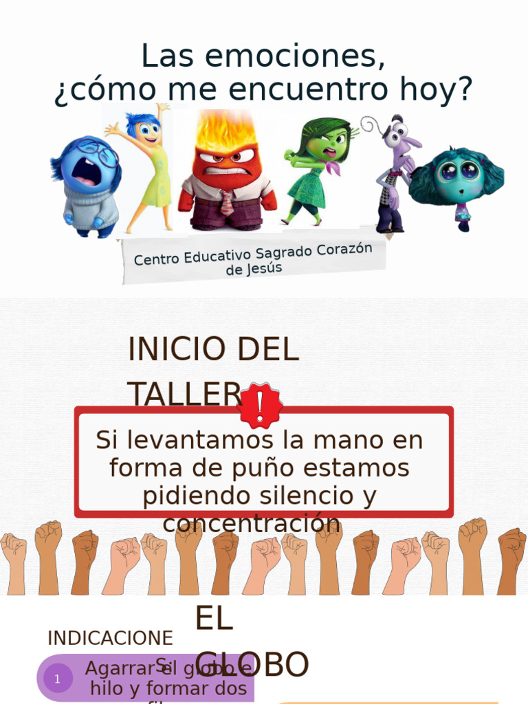 Presentación Emociones Sentimientos Colegio Escuela Textura Ilustrado ...