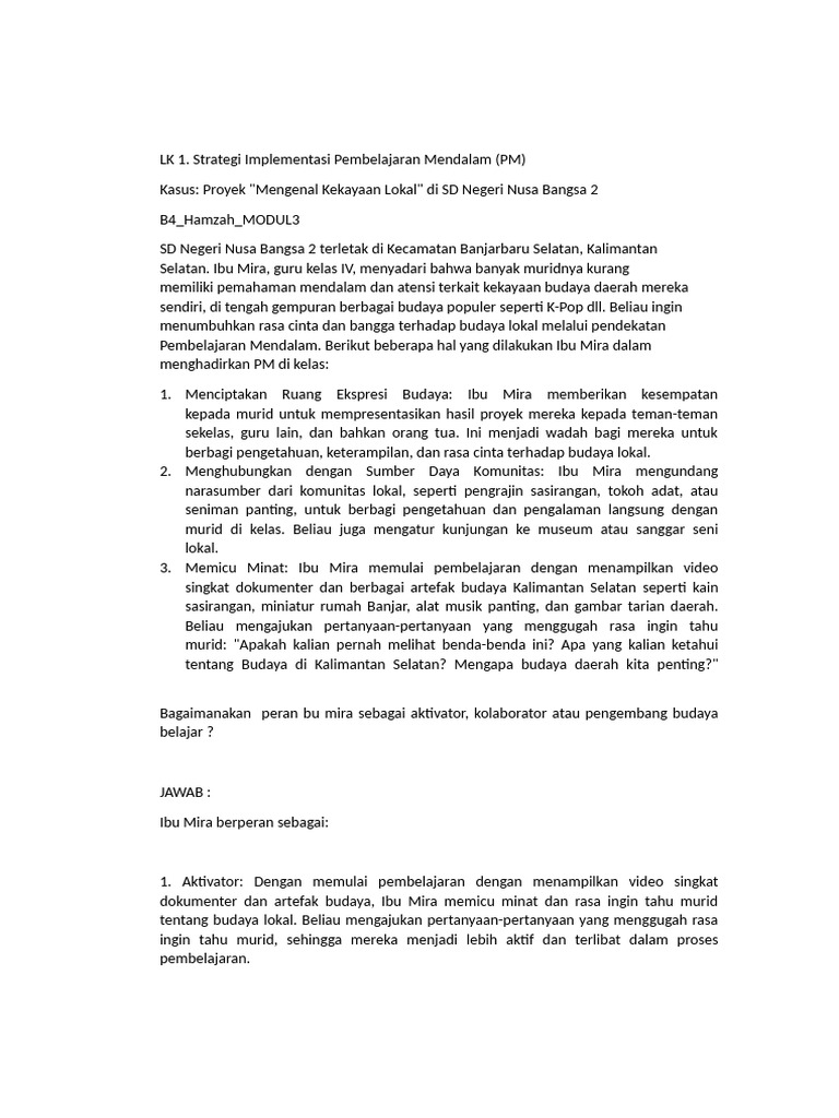 LK.1_MODUL2 _B4_Hamzah | PDF