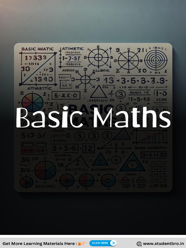 67e291aad3487 - 1. Basic Maths PDF | PDF