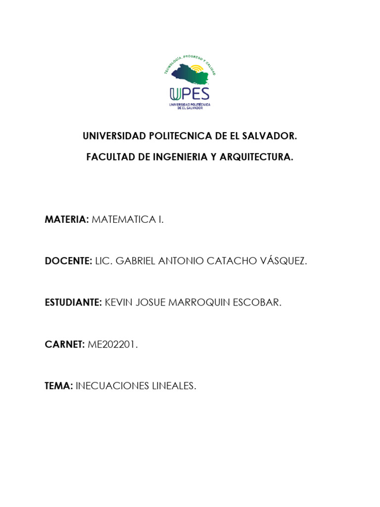 Ejercicios de Inecuaciones Lineales. | PDF