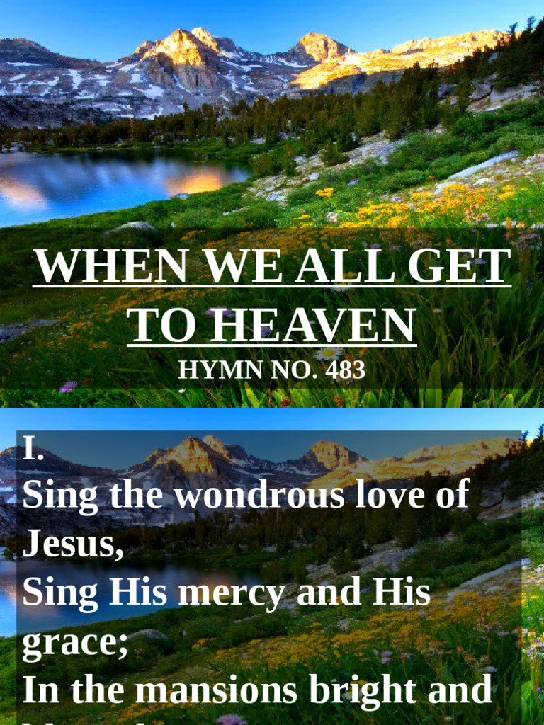 When We All Get To Heaven | PDF