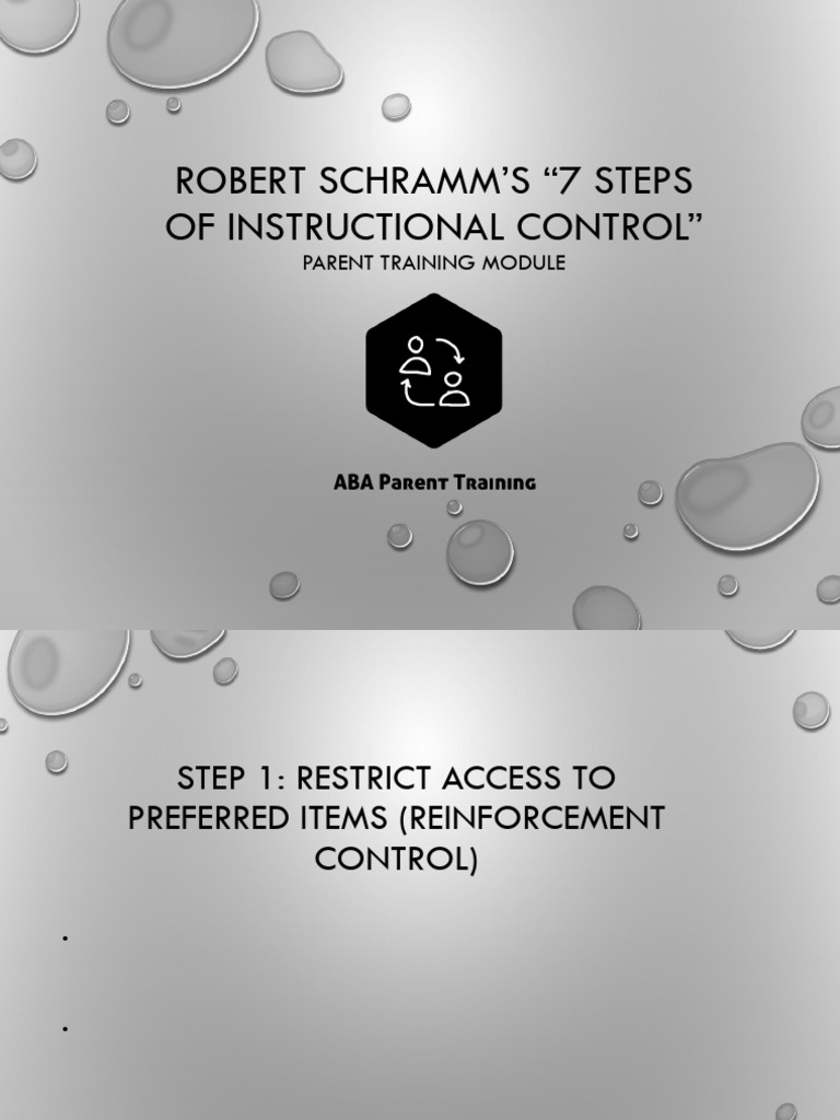 7 Steps Parent Training ABA | PDF | Reinforcement | Behavioural Sciences