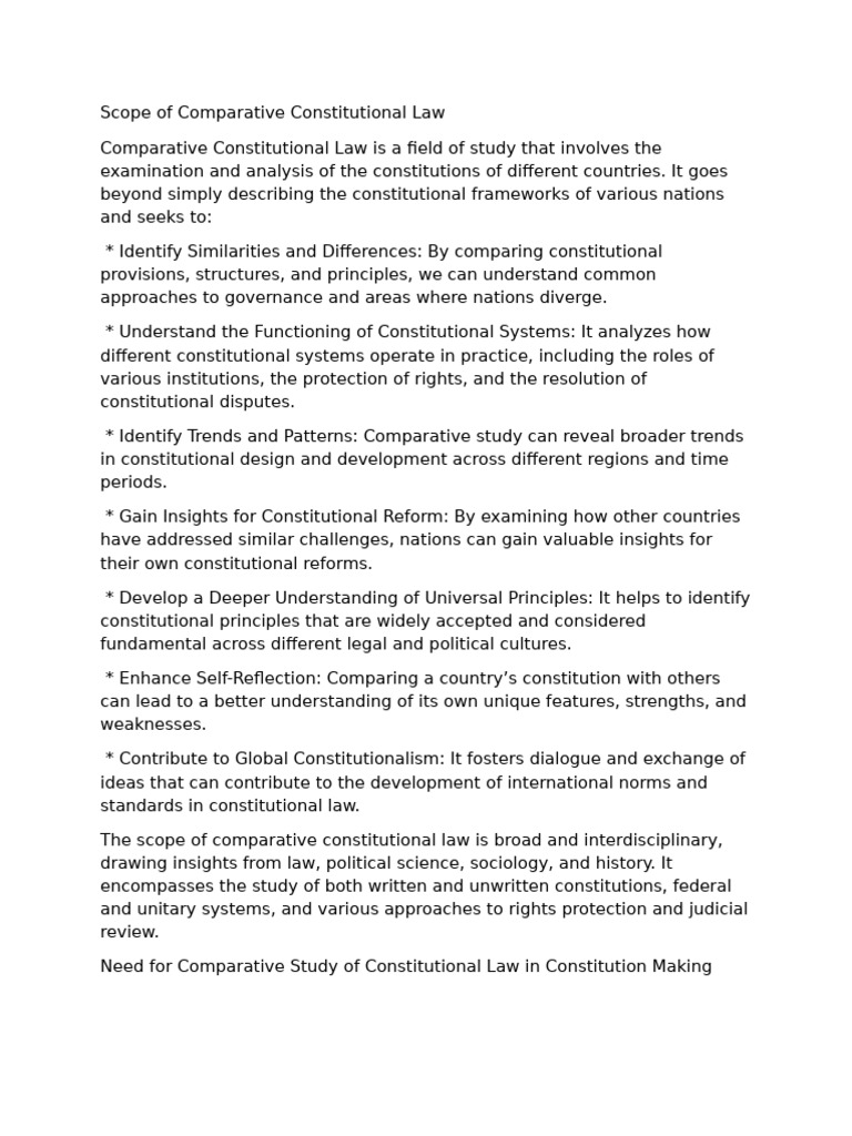 Unit 2 Comparative Constitution | PDF | Constitution | Constitution Of The United Kingdom