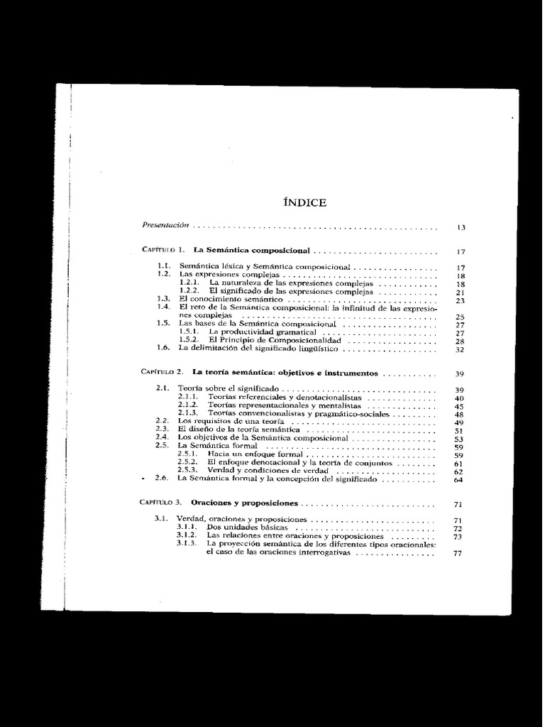 Fundamentos Cap1 - Semántica Composicional | PDF