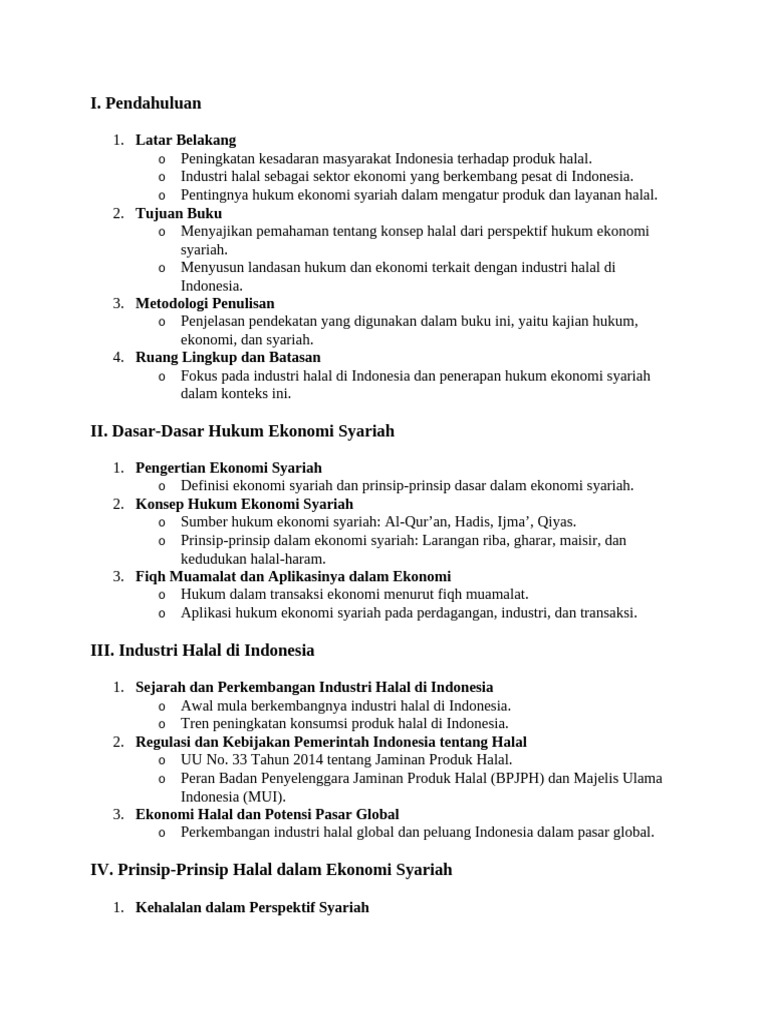 Outline Halal Indonesia | PDF