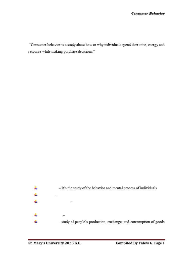 Consumer Behavior Module All Chapters SMU (1) | PDF | Consumer ...