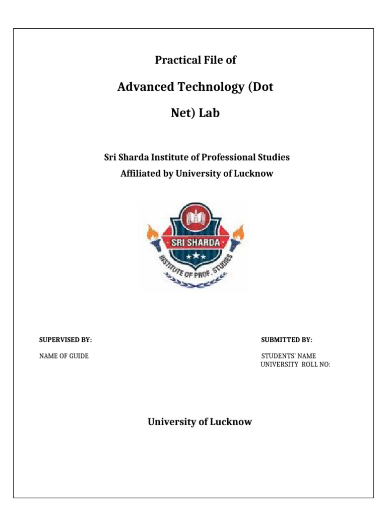 Bca-Project-Report Format Bca Vi Semester | PDF