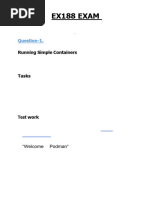 EX280 Exam Instructions and Questions | PDF | Password | Information ...