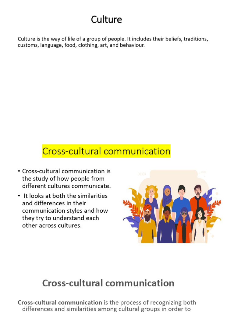 Understanding Cross-Cultural Communication | PDF | Nonverbal ...