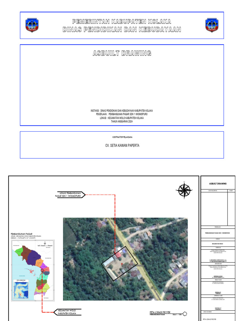 Asbuilt Drawing Sdn Iwoimopuro | PDF