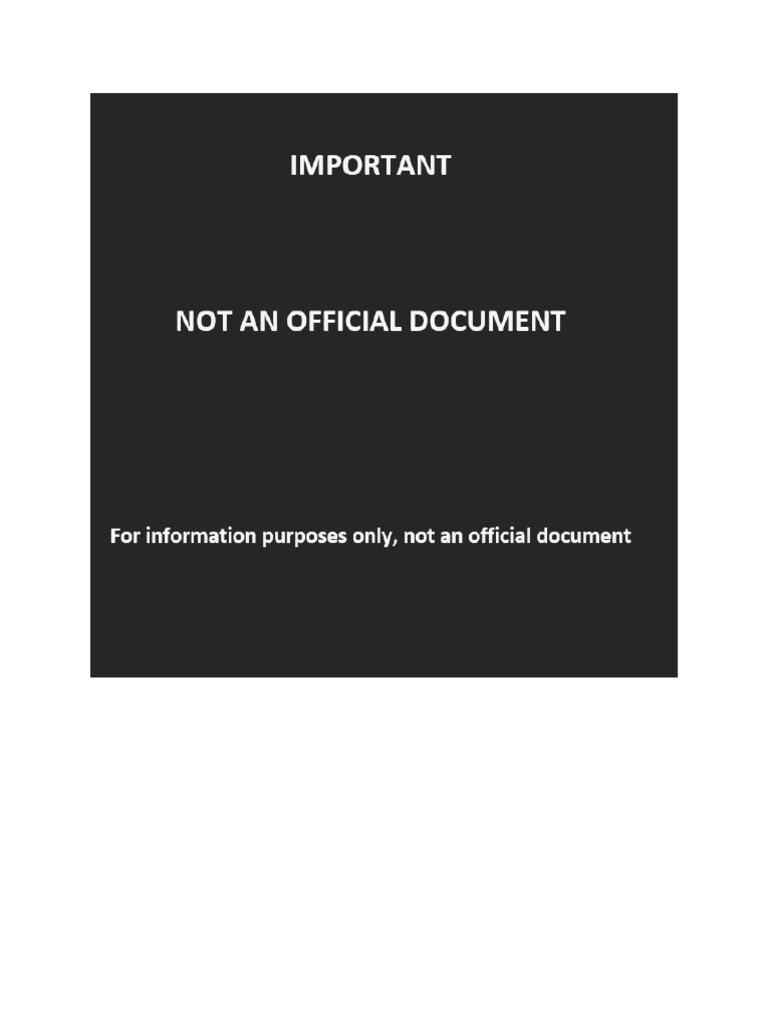Official Document | PDF