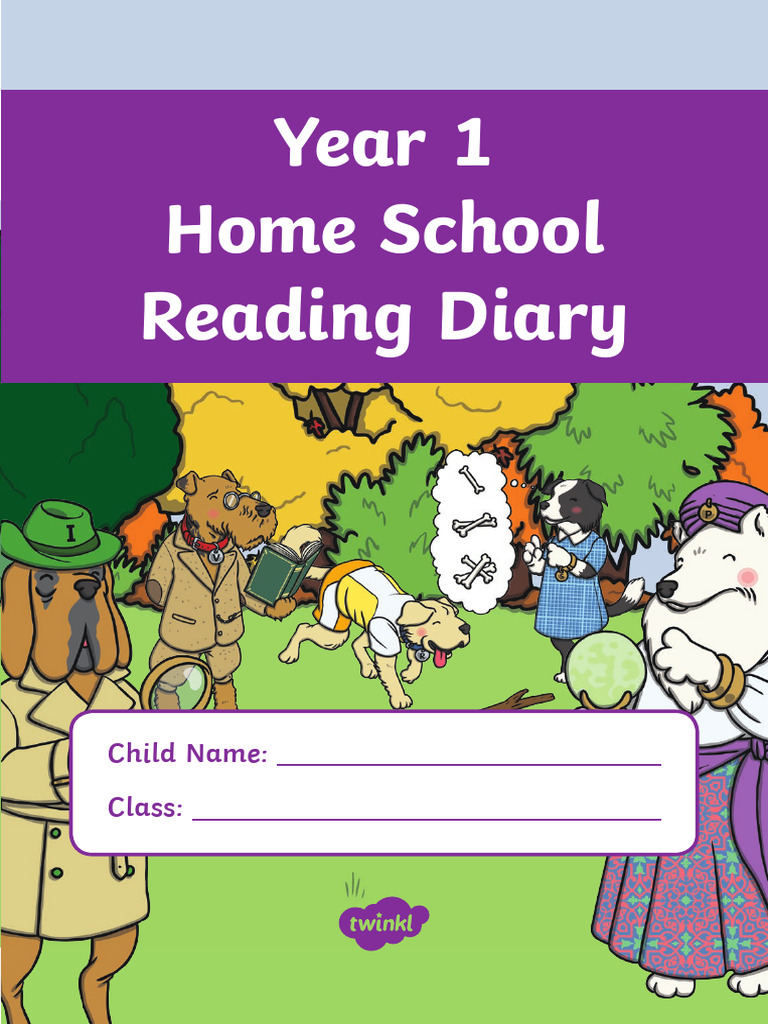 Home School Reading Diary Booklet | PDF | Children's Literature