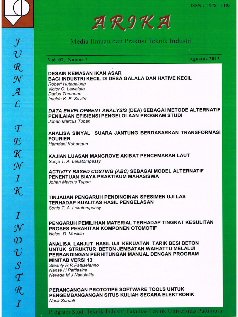 Activity Based Costing ABC Sebagai Model 906651eb | PDF