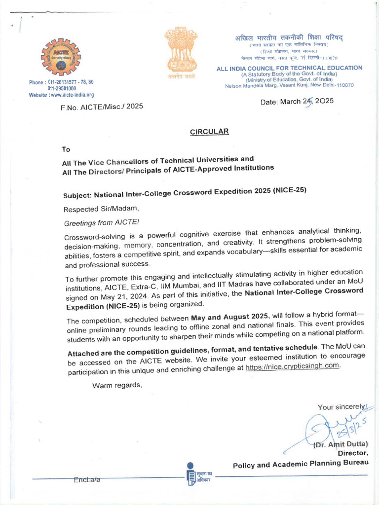 Aicte Circular | PDF