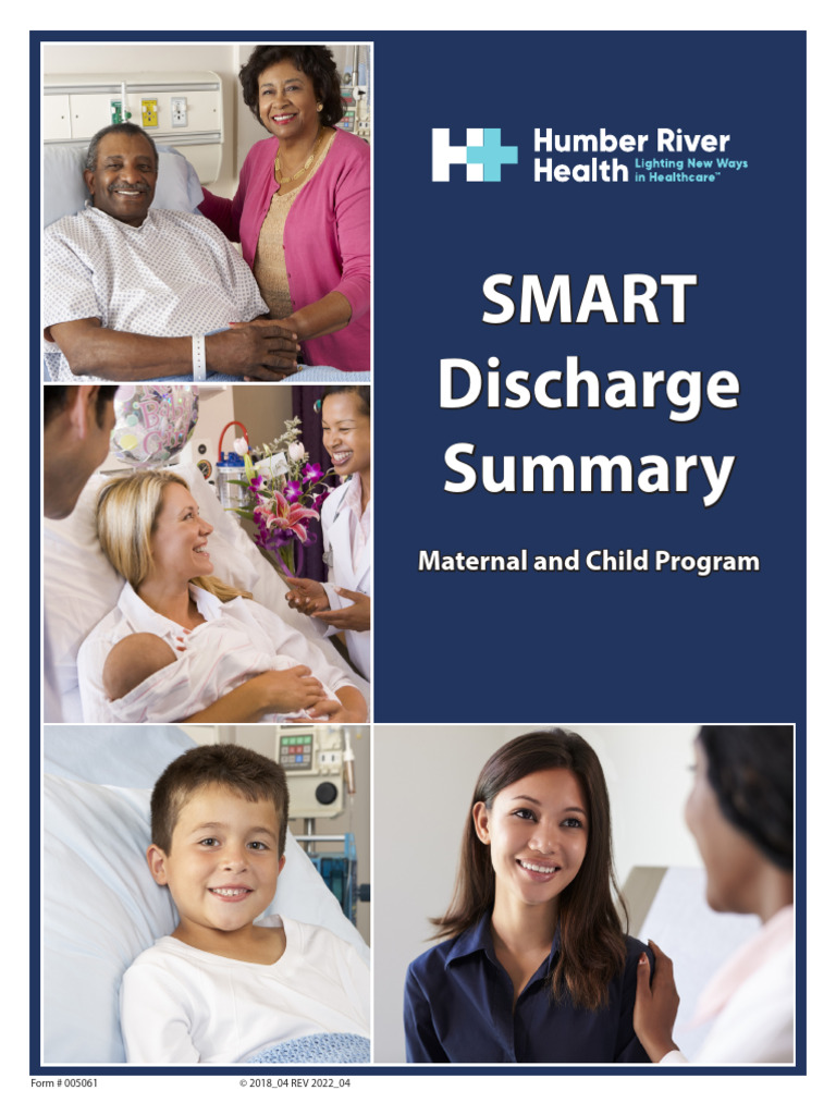 SMART Discharge MatChild | PDF | Infants | Health Care