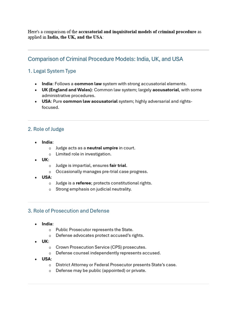 Accusatory and Inquistory Trail System | PDF | Prosecutor | Trials
