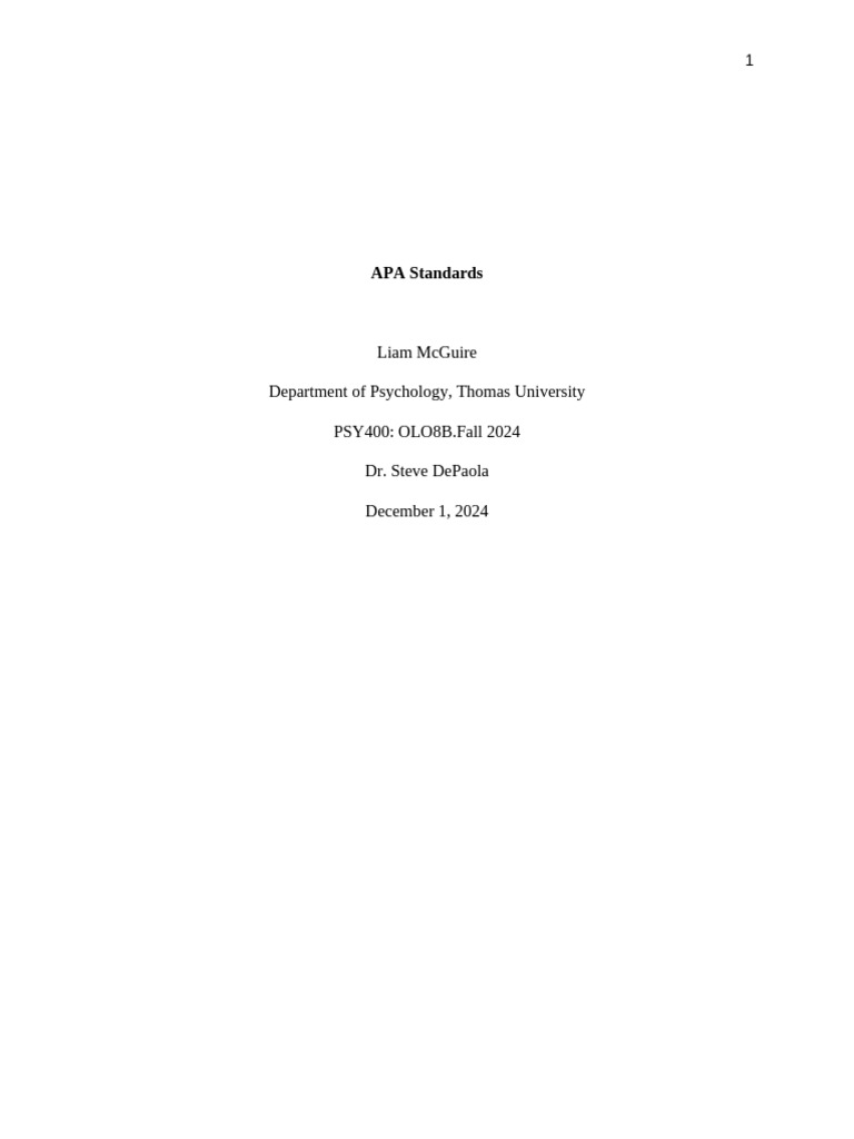 APA Standards | PDF | Paragraph | Grammar