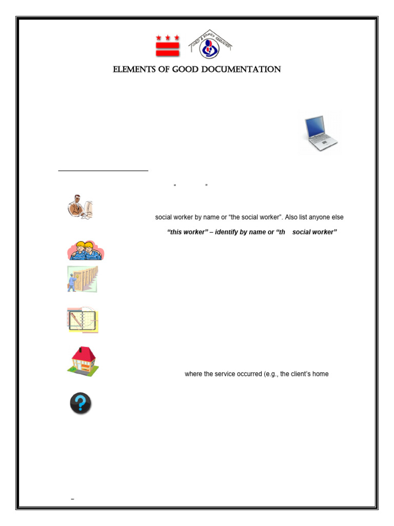 QRG for Social Work Documentation | PDF | Social Work | Disability