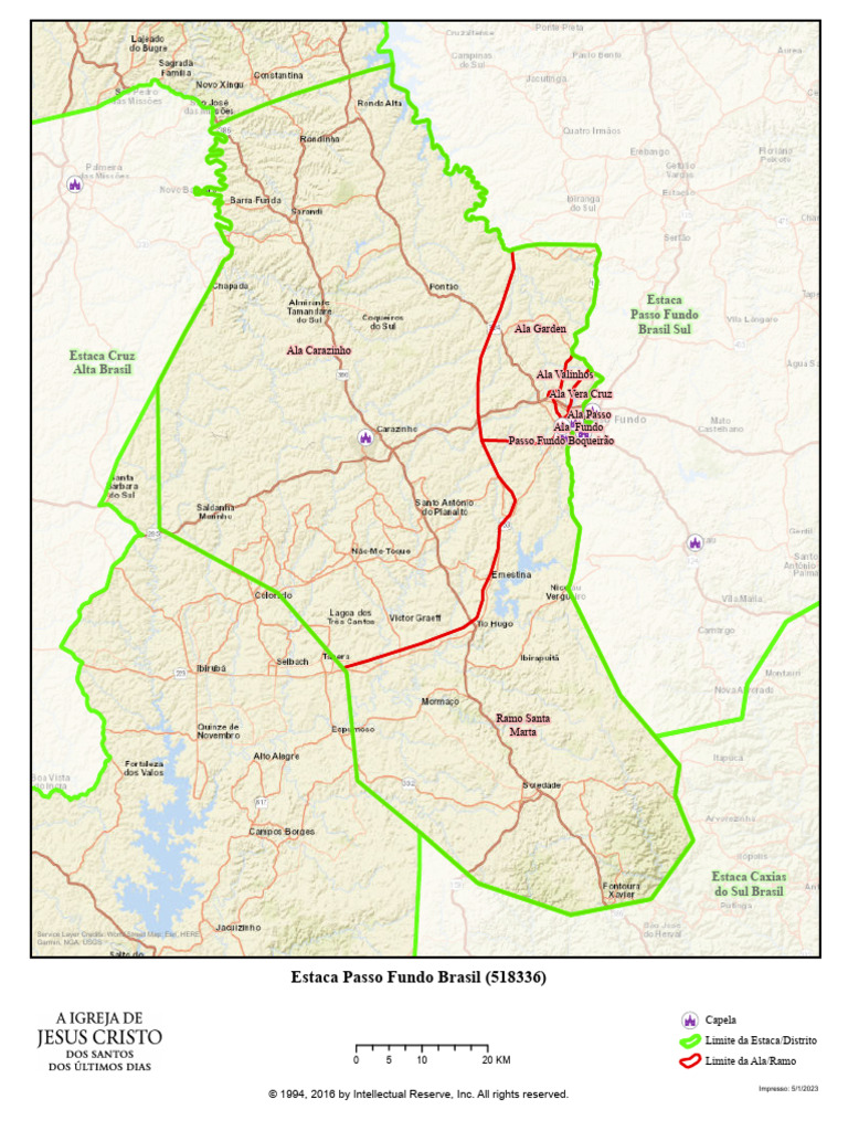 Estaca Passo Fundo Brasil - (518336) - Tamanho - Papel Carta | PDF