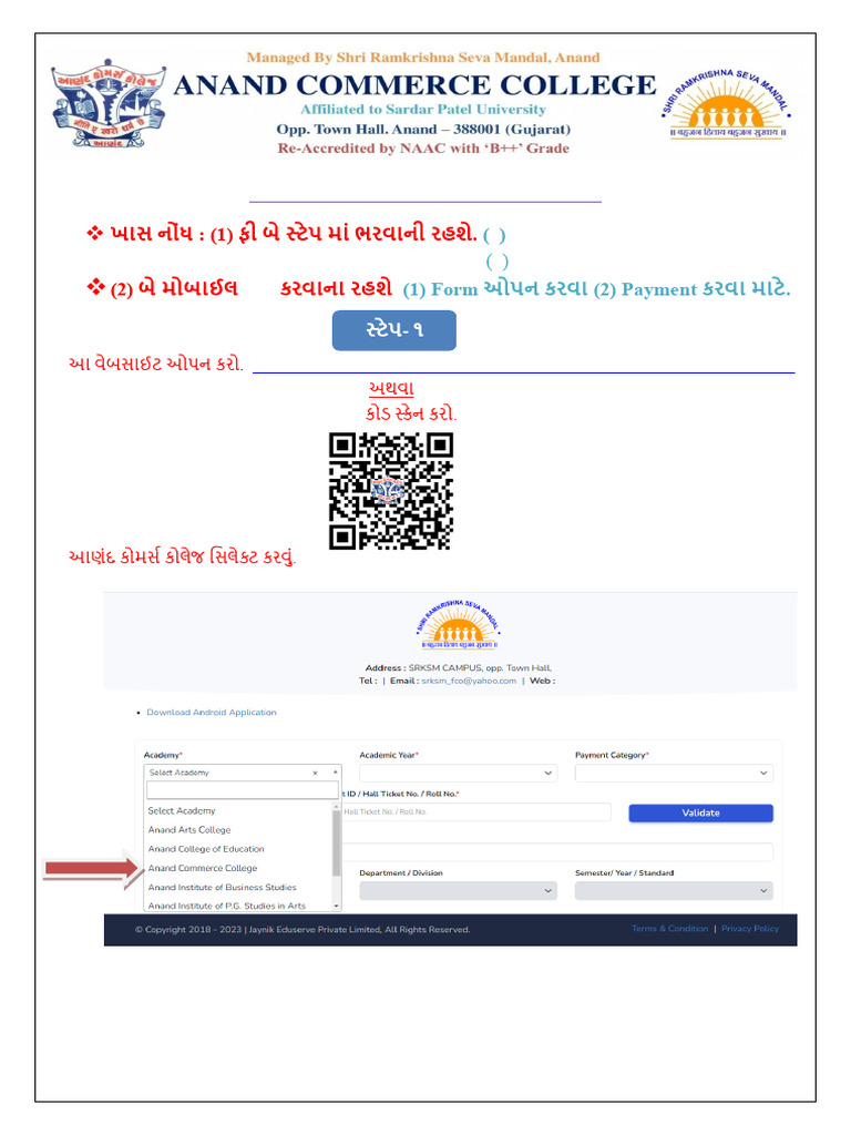 Admission Process Sy Ty Bcom-2025-26 | PDF