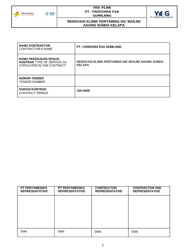 Format Hse Plan | PDF