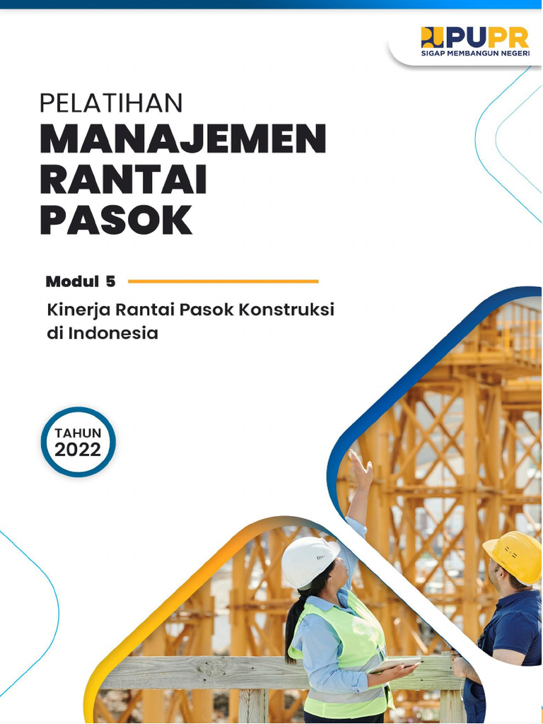 c57ba Modul 5 - Kinerja Rantai Pasok Konstruksi Di Indonesia | PDF