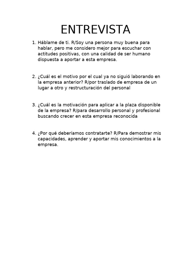 ENTREVISTA Ayleen Rivera y Anderson Flores 4fin. | PDF