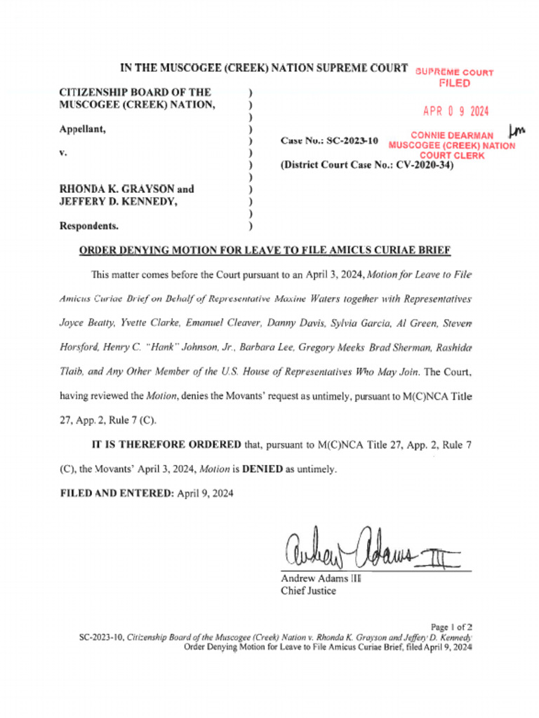 2024-04-09 Doc.-33-Order-Denying-Motion-for-Leave-to-File-Amicus-Curiae ...