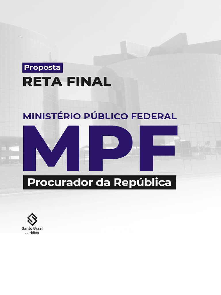 Preparação Eficaz para Procurador MPF | PDF | Jurisprudência