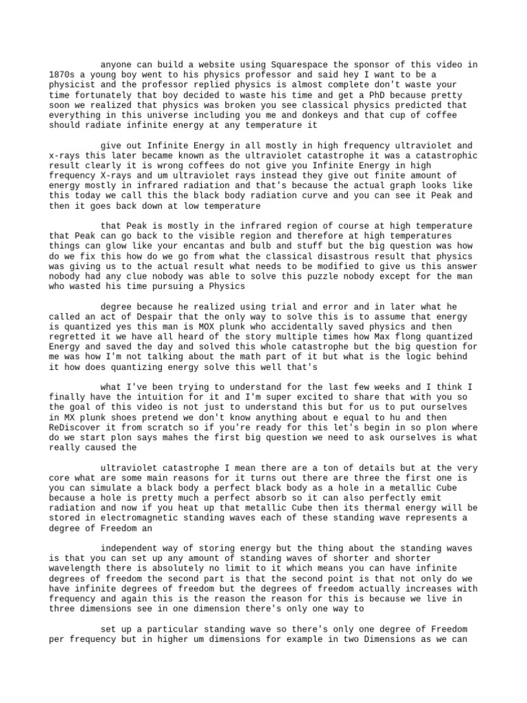 NoteGPT - I Never Understood How Max Planck Really Discovered Quantum ...